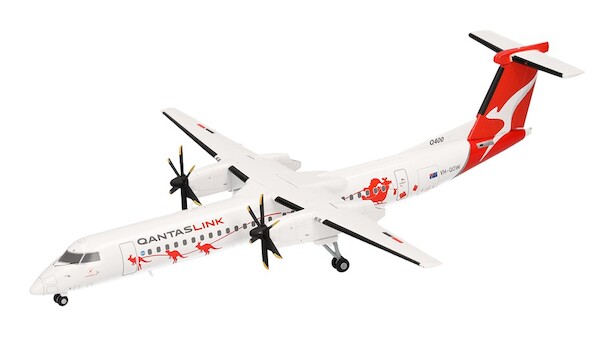 Herpa Wings 573337 DHC8-Q400 QantasLink Dasher-8 Mornington VH-QO