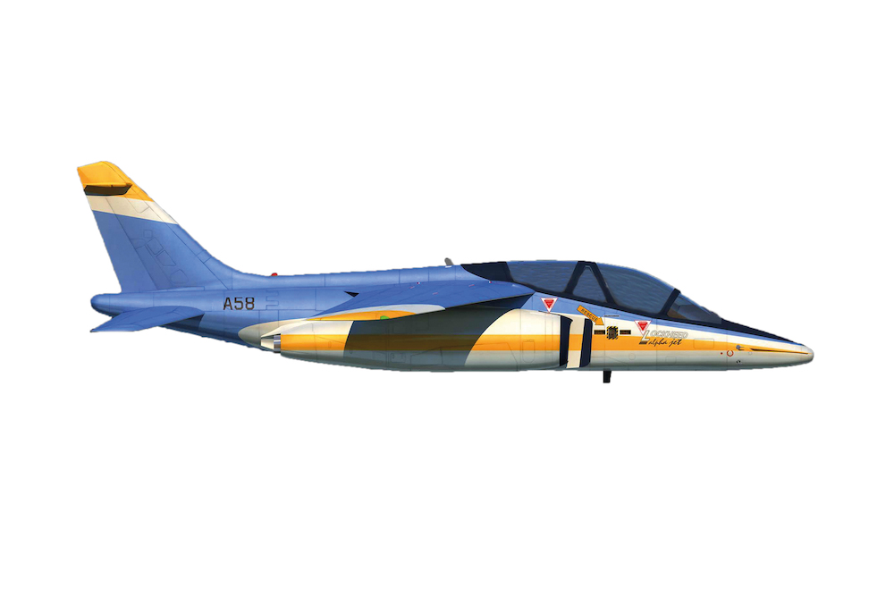 Herpa Wings 580861 Alpha Jet US Navy VTX-TS Competition