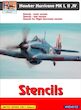 HM Decals HMD48103 Hurricane stencils (set for 4 a/c)
