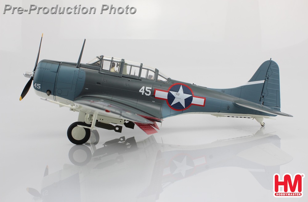 Hobbymaster HA0215 Douglas SBD-2 Dauntless US Navy White 45, VB-1