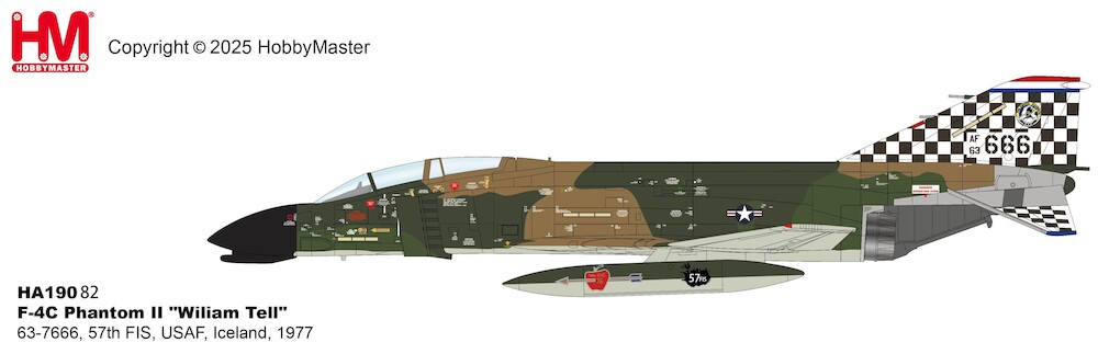 Hobbymaster Ha19082 Mcdonnell Douglas F4c Phantom Wiliam Te