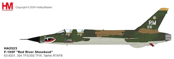 Hobbymaster HA2523 F105F Thunderchief USAF, "Red River Showb