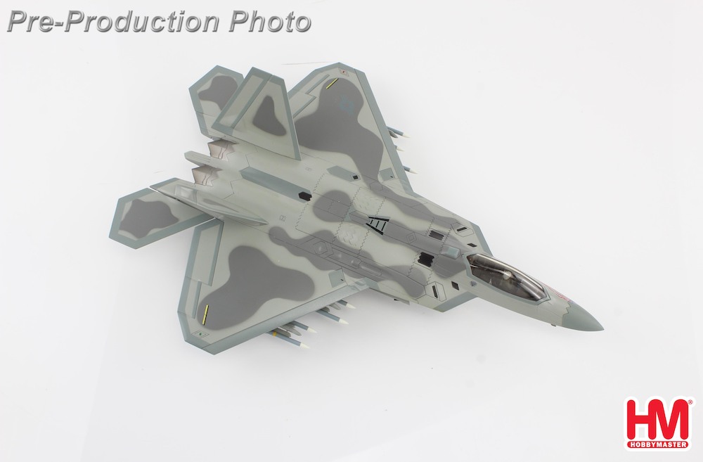 Hobbymaster HA2811C F22 Raptor USAF 91-001 "Spirit of Americ