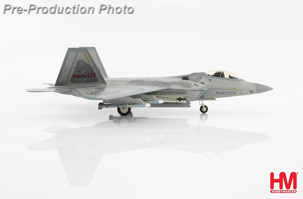 Hobbymaster HA2811C F22 Raptor USAF 91-001 "Spirit of Americ