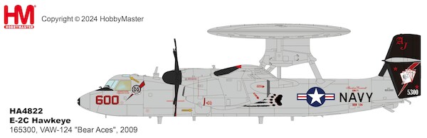 Hobbymaster HA4822 Northrop Grumman E-2C Hawkeye US Navy, 165300,