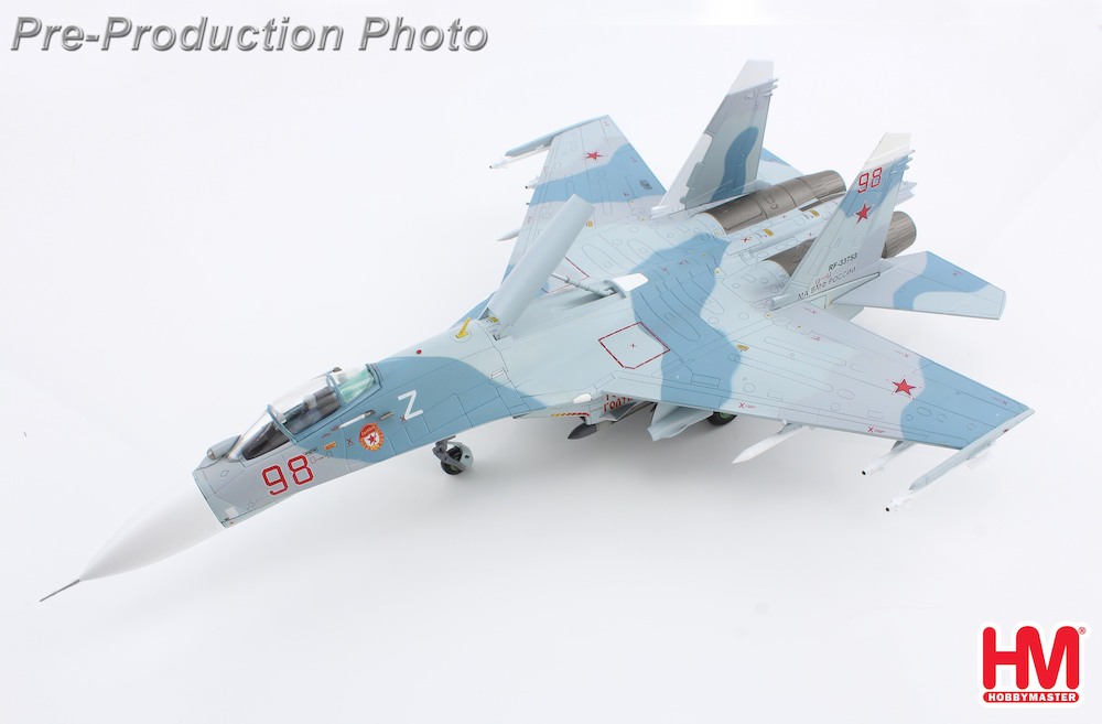 Hobbymaster HA6019 Sukhoi Su27P Flanker B Red 98/RF-33753, Russi