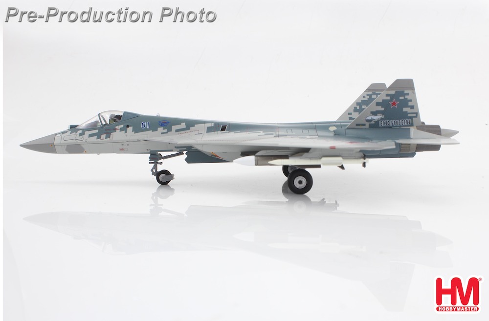 Hobbymaster HA6806 Sukhoi SU57 Stealth Fighter 01 Blue, Russian A
