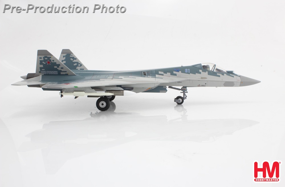Hobbymaster HA6806 Sukhoi SU57 Stealth Fighter 01 Blue, Russian A