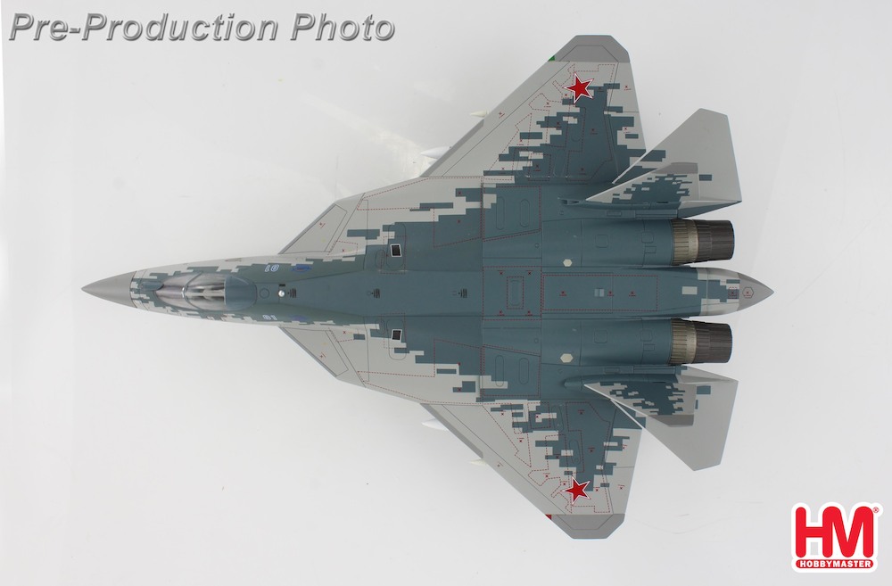 Hobbymaster HA6806 Sukhoi SU57 Stealth Fighter 01 Blue, Russian A