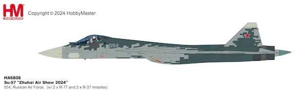 Hobbymaster HA6808 Sukhoi SU57 Stealth Fighter Russian Air Force,