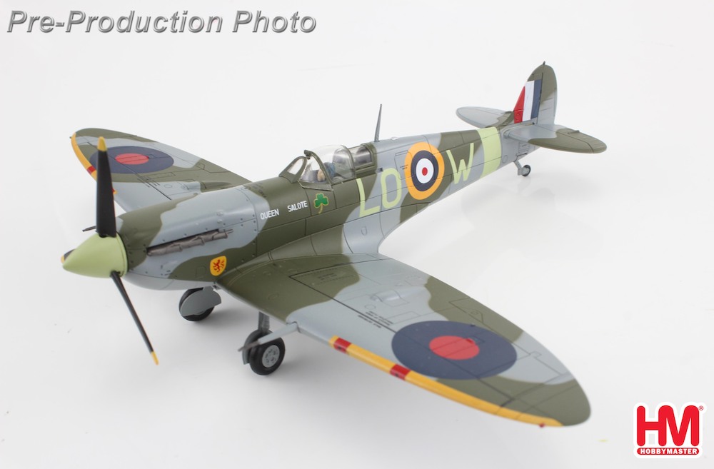 Hobbymaster HA7861 Spitfire Mk. Vb, RAF, BM124, flown by Sqn. Ldr