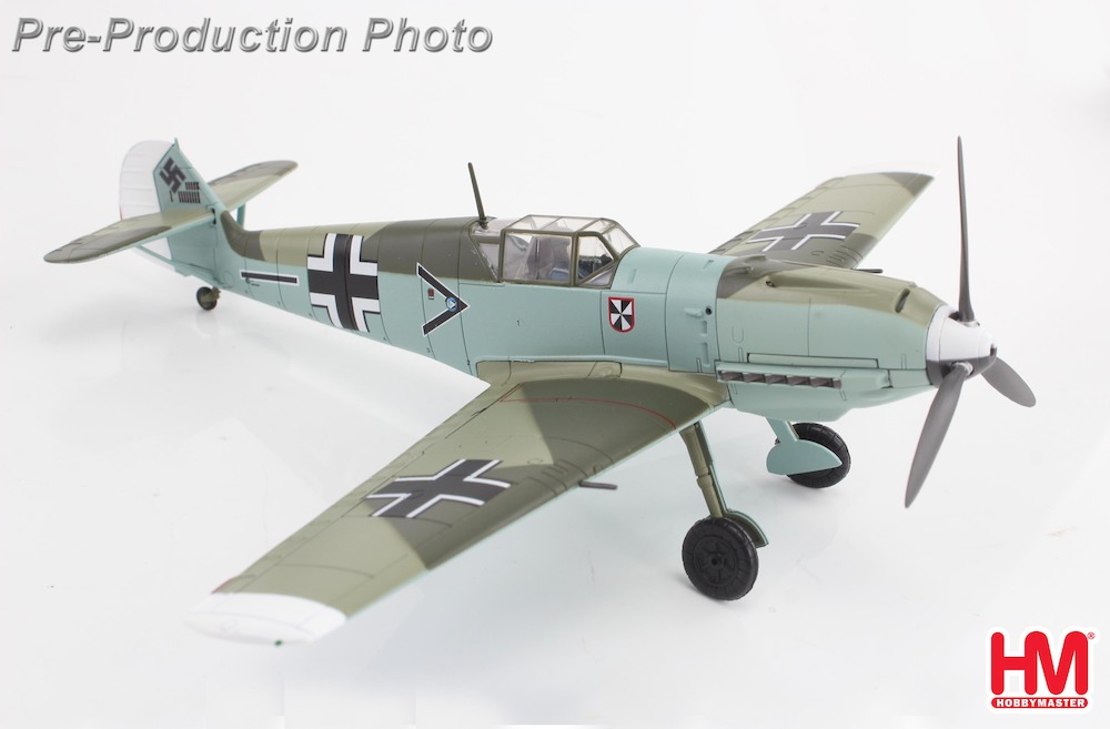 Hobbymaster HA8722 Messerschmitt Bf109E-4 Luftwaffe "Franz v