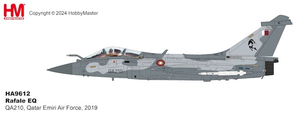 Hobbymaster HA9612 Dassault Rafale EQ QA210, Qatar Emiri Air Forc