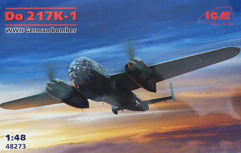 ICM 48273 Dornier Do217K-1, WWII German bomber