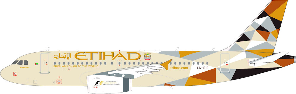 Inflight 200 IF319EY0923 Airbus A319 Etihad A6-EIE