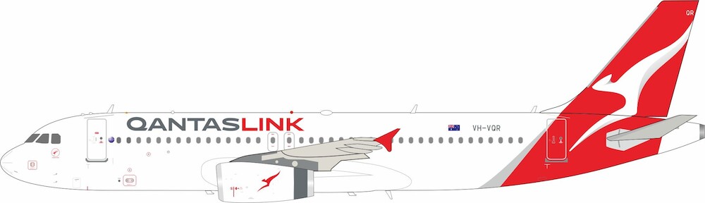 Inflight 200 IF320QF1123 Airbus A320-211 QantasLink VH-VQR
