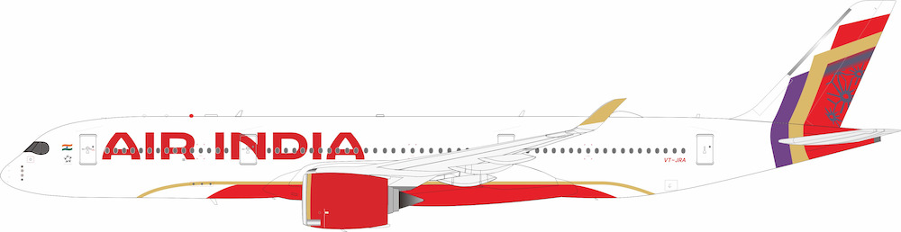 Inflight 200 IF359AI1223 Airbus A350-941 Air India VT-JRA