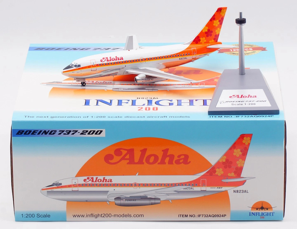 Inflight 200 IF732AQ0924P Boeing 737-200 Aloha Airlines N823AL Po