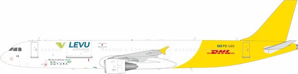 J Fox Models JF-A321-059L Airbus A321-211 (P2F) Levu Air Cargo