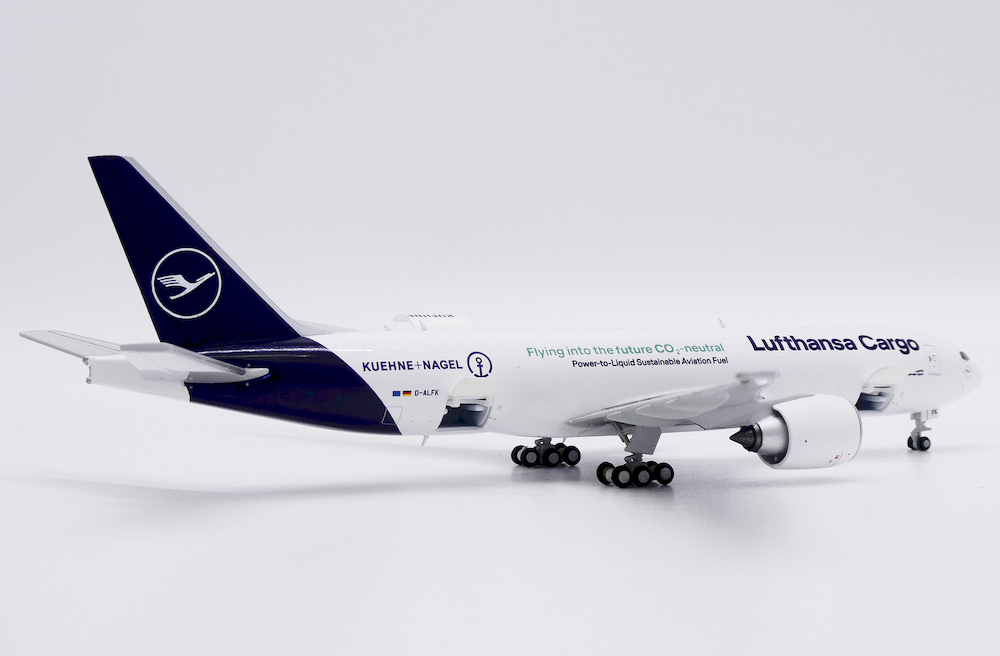 JC Wings XX40228C Boeing 777F Lufthansa Cargo "Flying into t