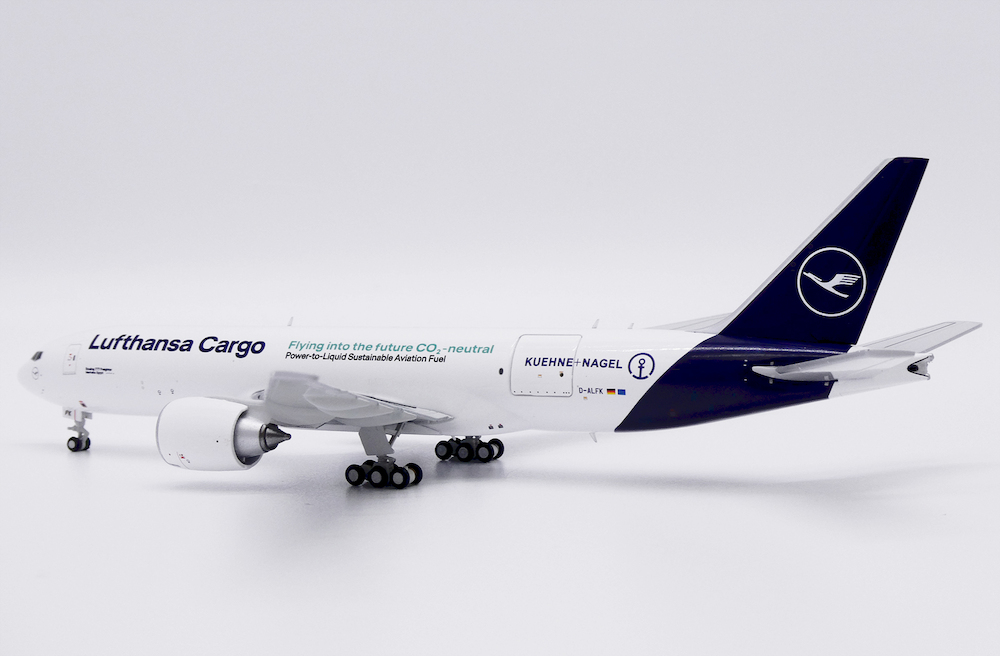 JC Wings XX40228C Boeing 777F Lufthansa Cargo "Flying into t