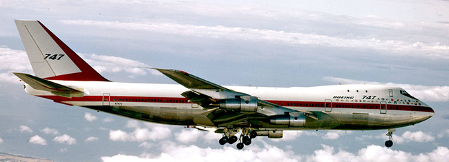 JC Wings XX40264 Boeing 747-100 Boeing House Color "First Pr