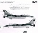 JEAB Decals JEAB48029 F16A/B Fighting Falcon (103sq 10th Ann Roya
