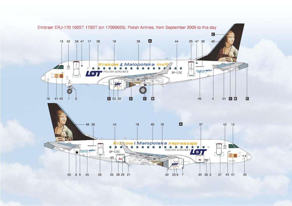 Karaya SP 144-24 Embraer EMB170 (LOT, special markings and Photo