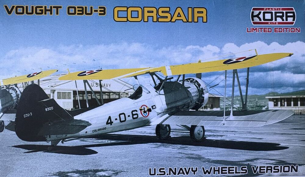 Kora Models KPK72208 Vought O3U-3 Corsair (US Navy wheels version