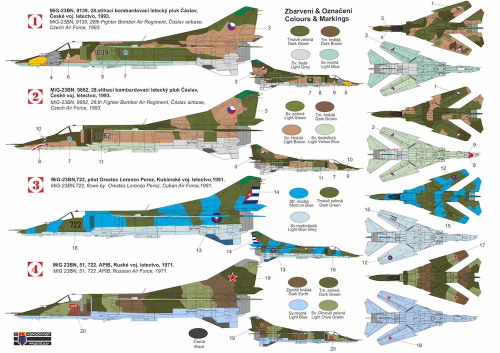 Kovozavody Prostejov KPH7216 Mikoyan MiG23BN Flogger