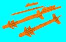 LF Models LF3D7213 Matra G550 Magic Air to Air Missiles including