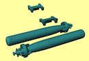 LF Models LF3D7224 Torpedo Mk.44 incl. rack, For LF Wasp (BACK IN