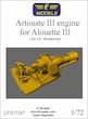LF Models LF3D7247 Artouste III engine for Alouette III (LF model