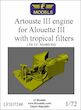 LF Models LF3D7248 Artouste III engine for Alouette III with trop