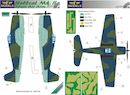LF Models LFM2405 Hellcat Mk.I/Mk.II FAA camouflage Mask (Airfix