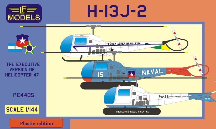 LF Models PE-4405 Bell H-13J-2 (Brazil, Chile, Argentina) (2in1)