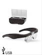 LightCraft LC1790USB ProLed Magnifier Glasses with 4 hardened len