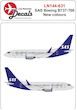 Lima November Decals LN144-631 Boeing B737-700 (SAS New colours)