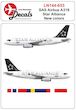 Lima November Decals LN144-653 Airbus A319 (SAS new Star Alliance