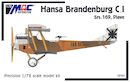 MAC Automodelle 72151 Hansa-Brandenburg C.I Srs. 169 'Battle