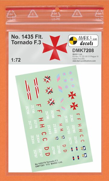 Mark 1 decals DMF7201 Tornado F3 (1435 Flight RAF)