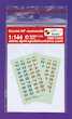 Mark 1 decals DMK14465 Soviet AF numerals, Red and Blue, 2 sets