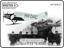 Master X resin kits MX4860-01 Junkers F.13 "Dobrolet R-RDAE&