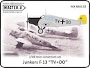 Master X resin kits MX4860-03 Junkers F.13 "Luftwaffe TV+00