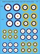 MAV Decals 48-169 SAAF Roundels 1937-1942 A and A1 type