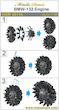 Metallic Details MDR48116 BMW-132 Engine | AviationMegastore.com