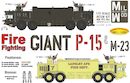 MilMod Military Models MM072-044 Oshkosh P15 & M-23 Fire Figh