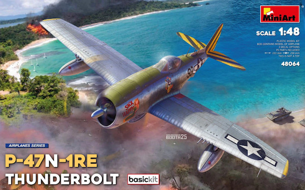 Mini Art 48064 Republic P-47N-1RE Thunderbolt. Basic Kit