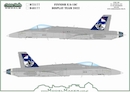 Model Maker Decals MMD-48177 Finnish F/A18C Hornet Display team 2