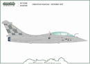 Model Maker Decals MMD-48206 Croatian Rafale - Generic set (For R